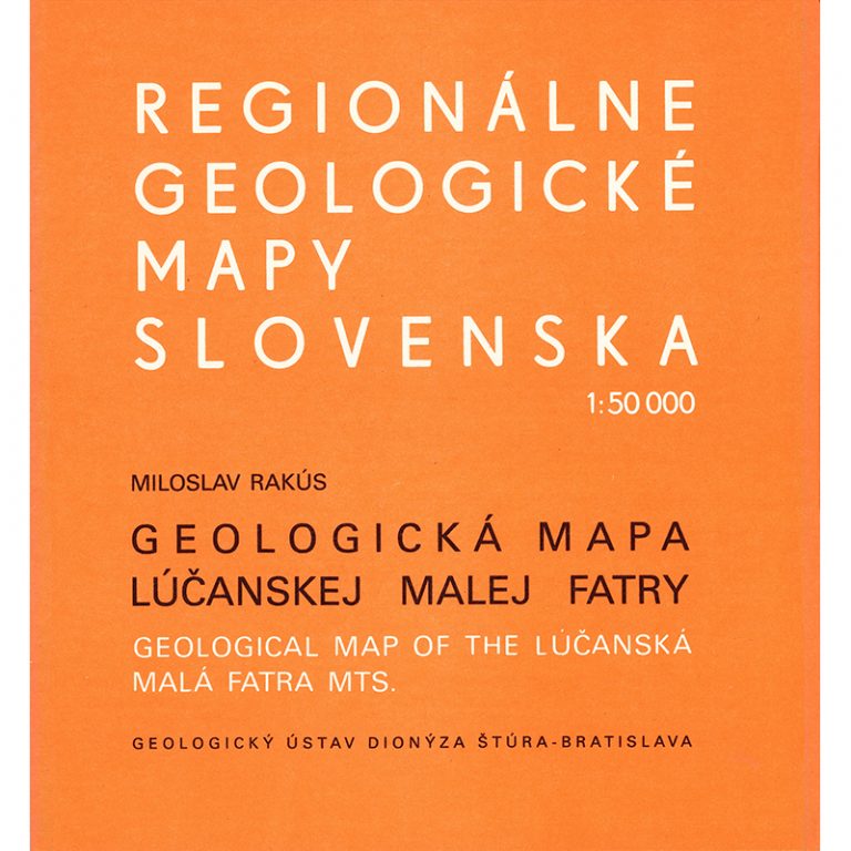 Geologická mapa Lúčanskej Malej Fatry (skladaná) – Štátny geologický ...